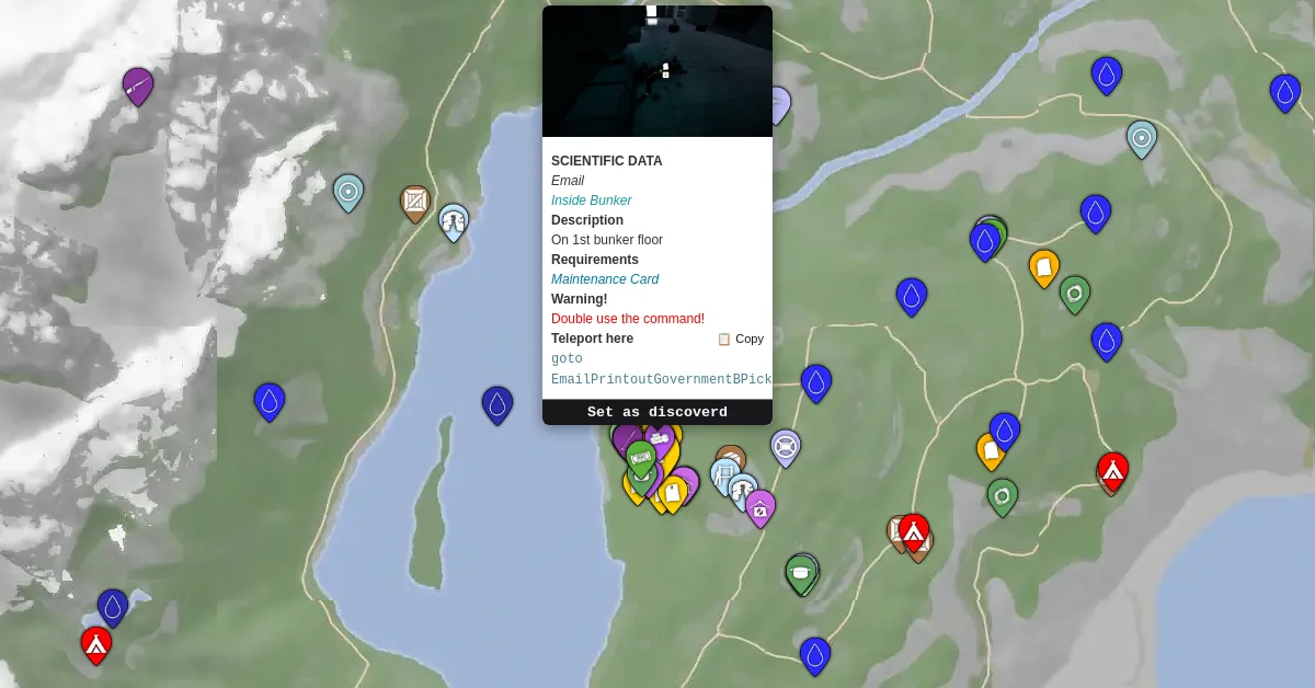 SCIENTIFIC DATA - Sons Of The Forest Map