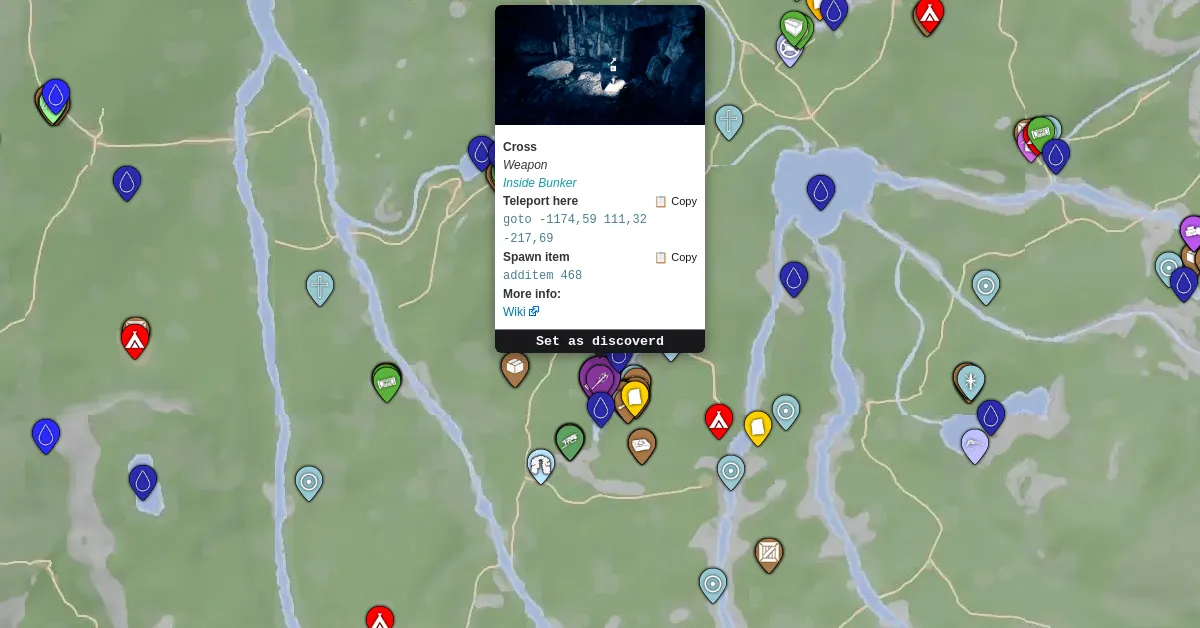 Cross - Sons Of The Forest Map