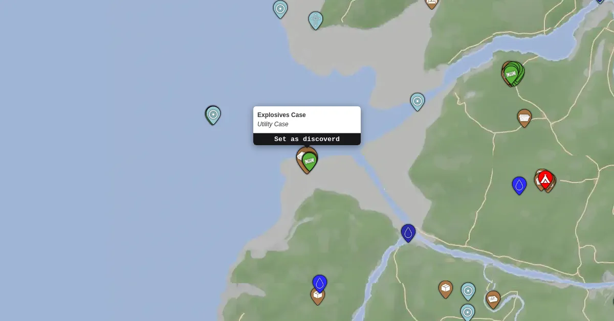 Explosives Case - Sons Of The Forest Map