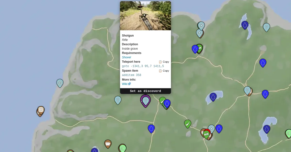 Shotgun - Sons Of The Forest Map