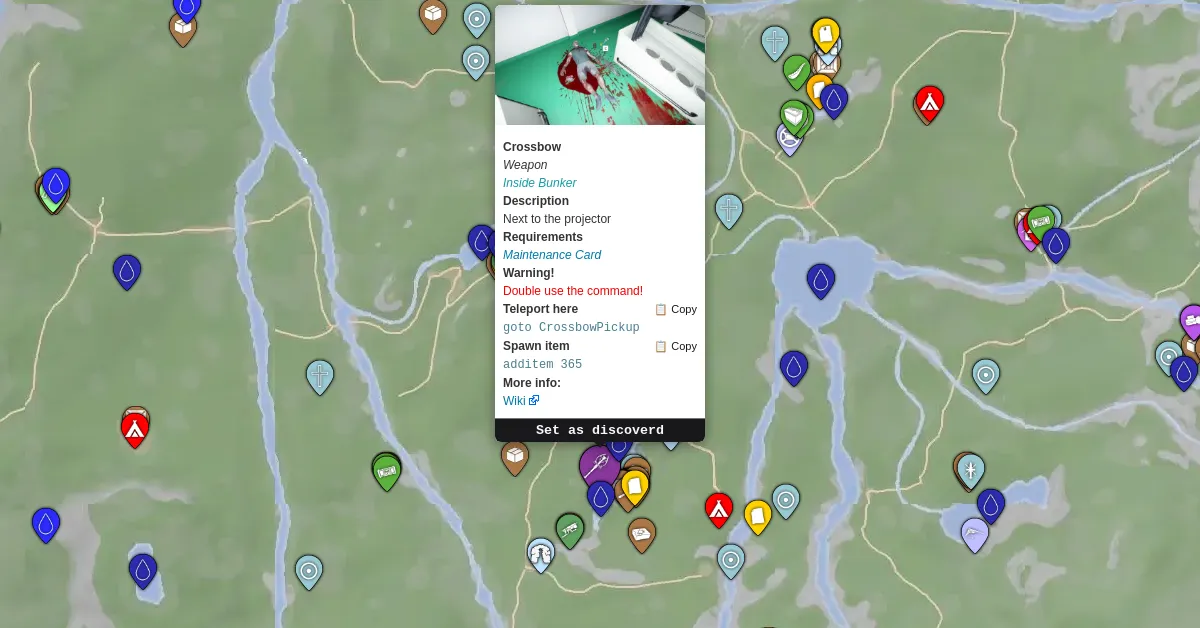 Crossbow - Sons Of The Forest Map