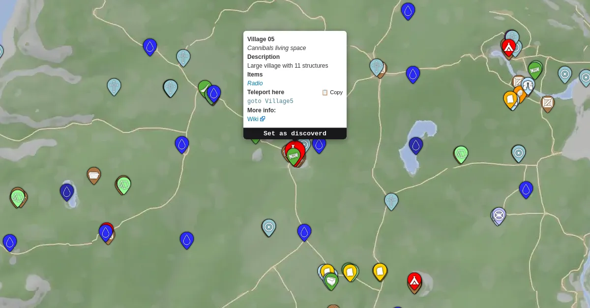 Village 05 - Sons Of The Forest Map