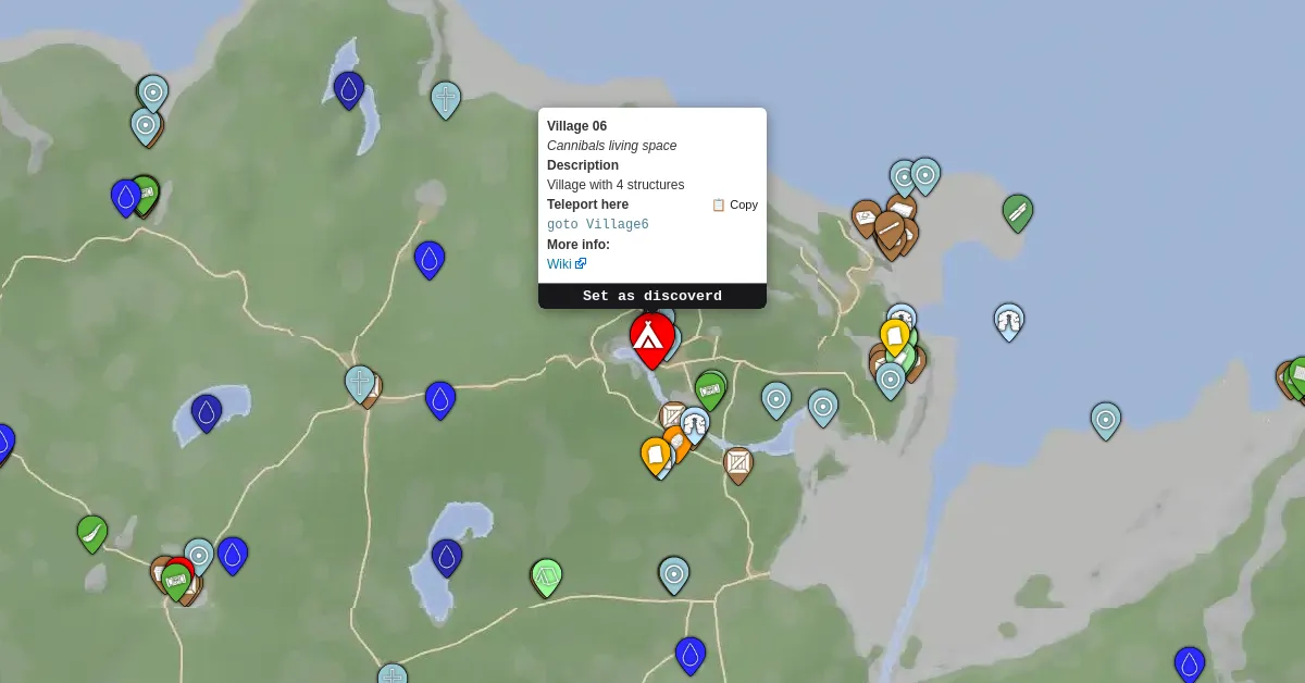 Village 06 - Sons Of The Forest Map