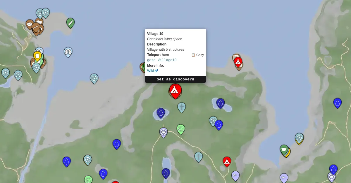 Village 19 - Sons Of The Forest Map