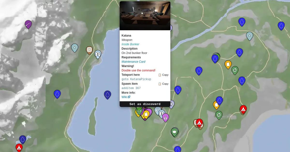 Katana - Sons Of The Forest Map