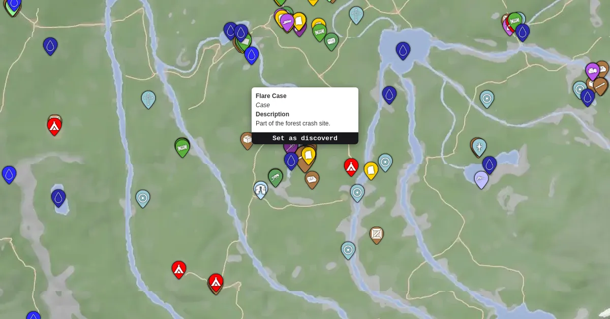 Flare Case - Sons Of The Forest Map