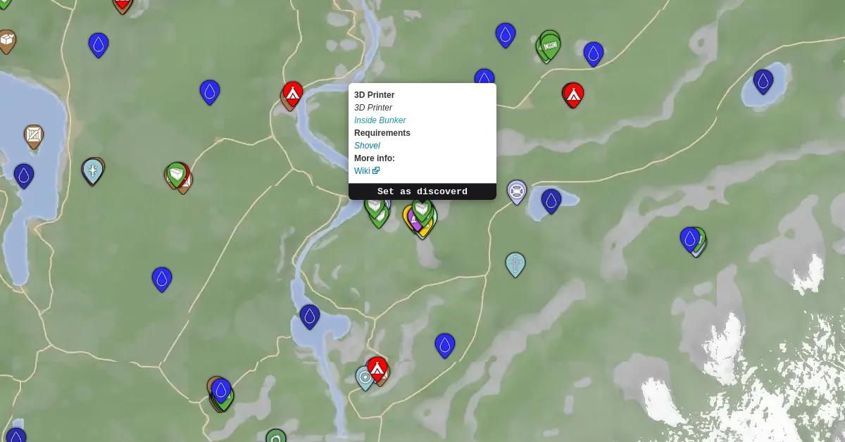 3D Printer - Sons Of The Forest Map