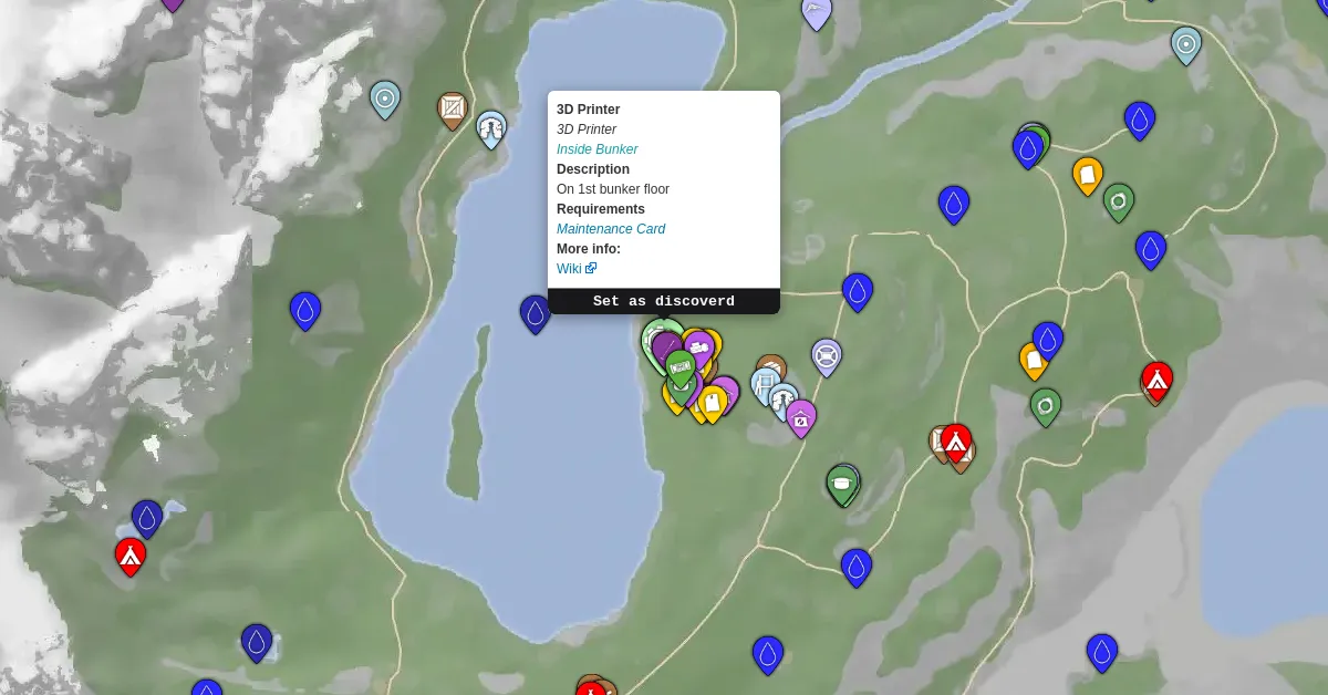 3D Printer - Sons Of The Forest Map