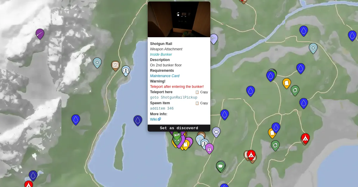 Shotgun Rail - Sons Of The Forest Map