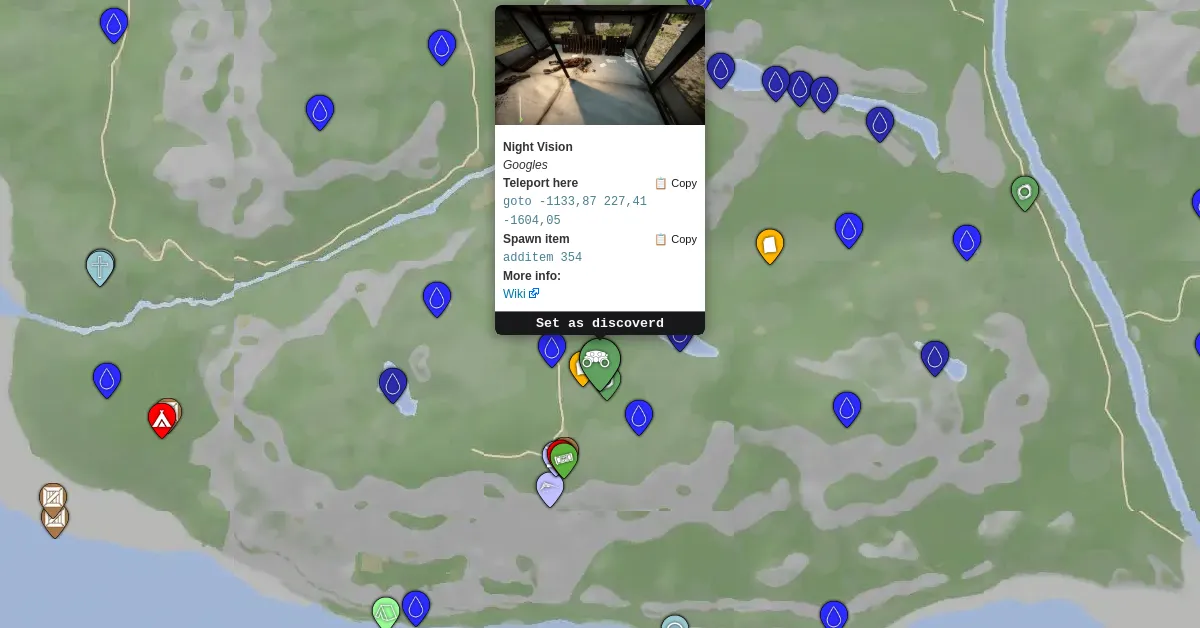 Night Vision - Sons Of The Forest Map
