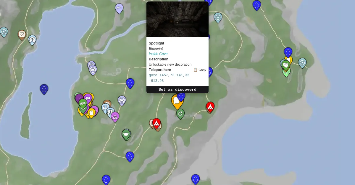 Spotlight - Sons Of The Forest Map