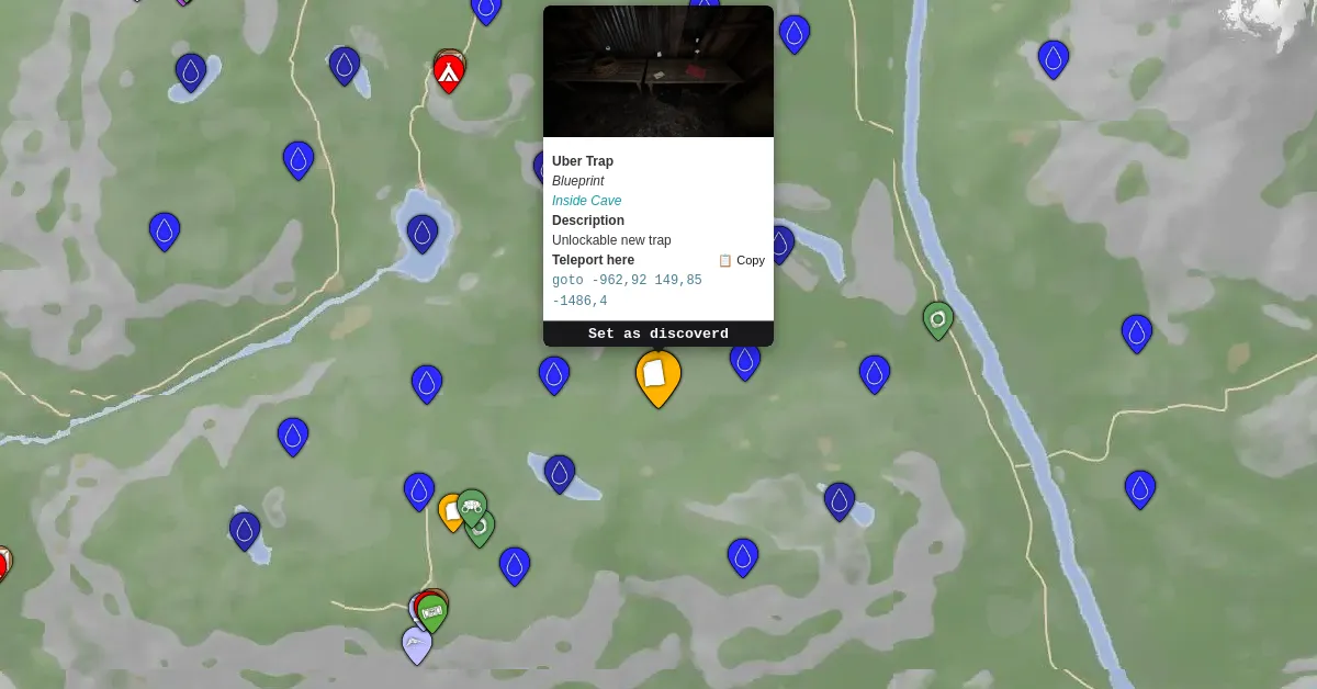 Uber Trap - Sons Of The Forest Map