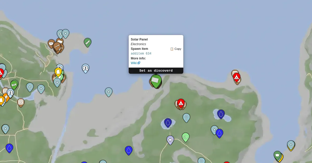 Solar Panel - Sons Of The Forest Map
