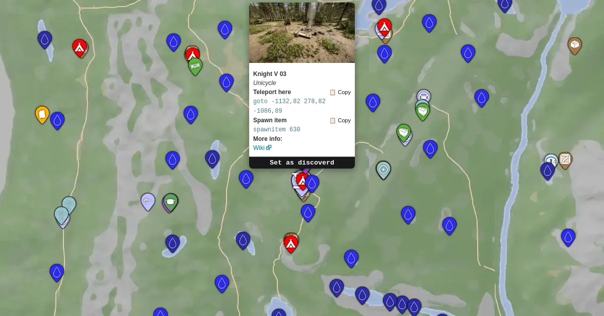 Knight V - Sons Of The Forest Map