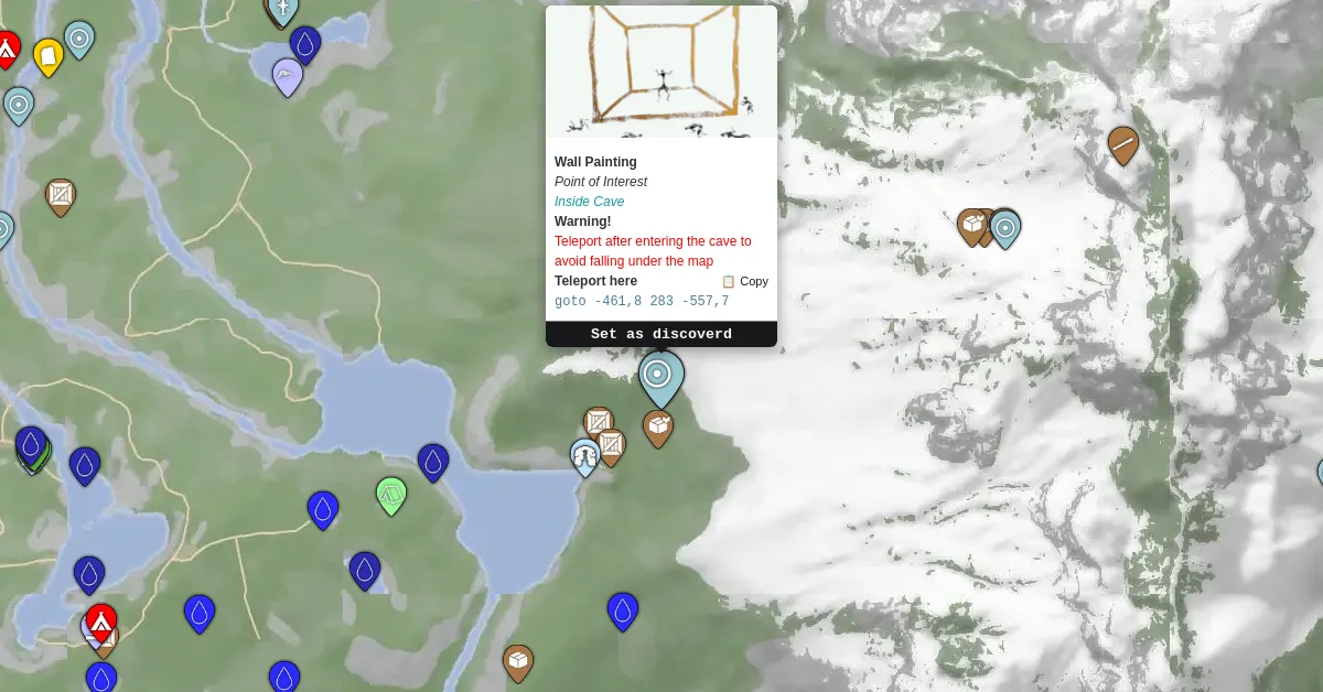 Wall Painting - Sons Of The Forest Map