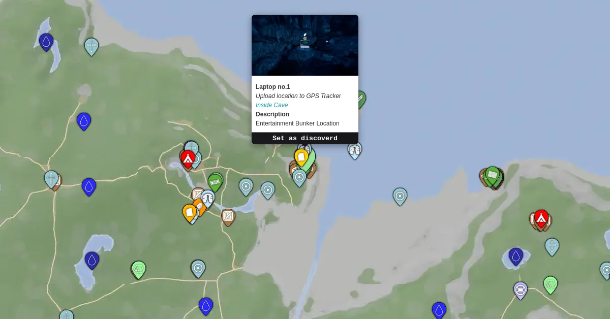 Laptop no.1 - Sons Of The Forest Map