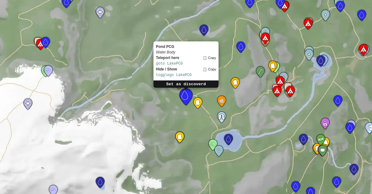 Pond PCG - Sons Of The Forest Map
