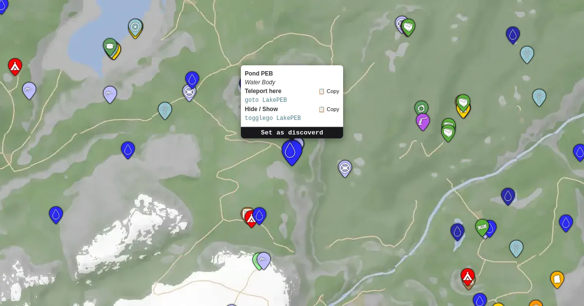 Pond PEB - Sons Of The Forest Map