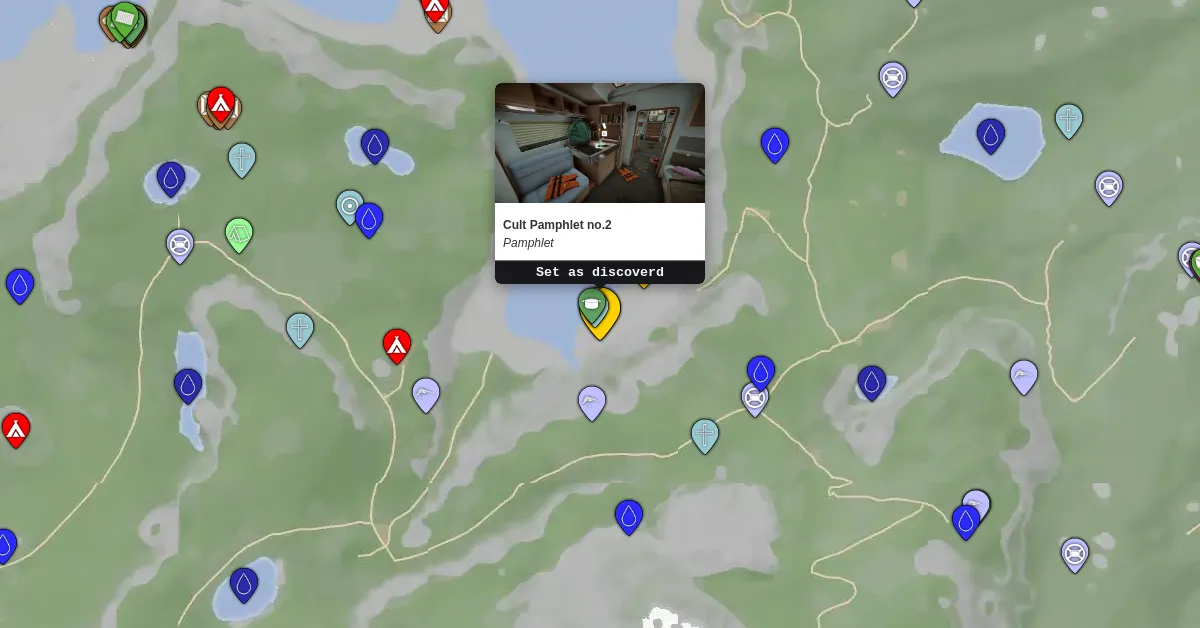 Cult Pamphlet no.2 - Sons Of The Forest Map