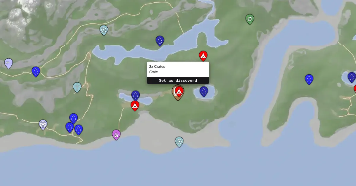 2x Crates - Sons Of The Forest Map