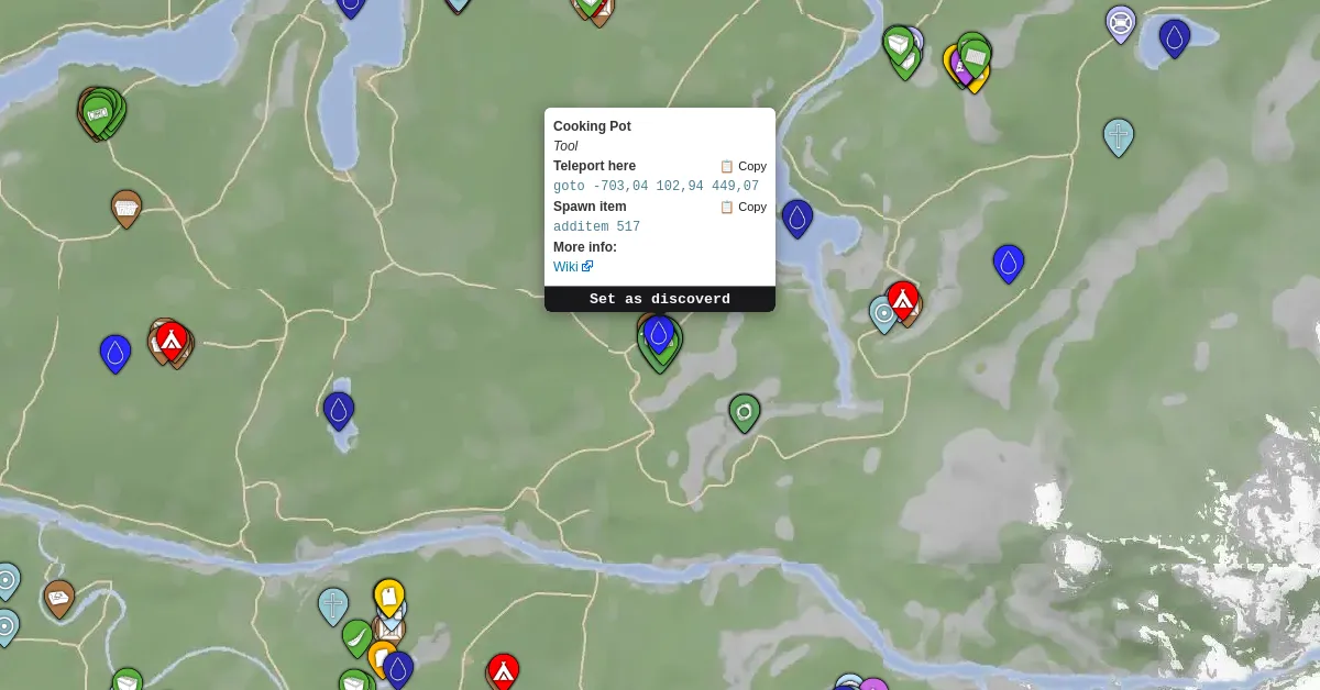 Cooking Pot - Sons Of The Forest Map