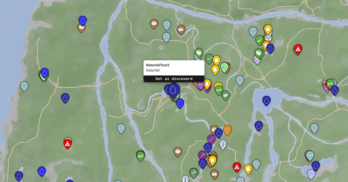 WaterfallTest3 - Sons Of The Forest Map