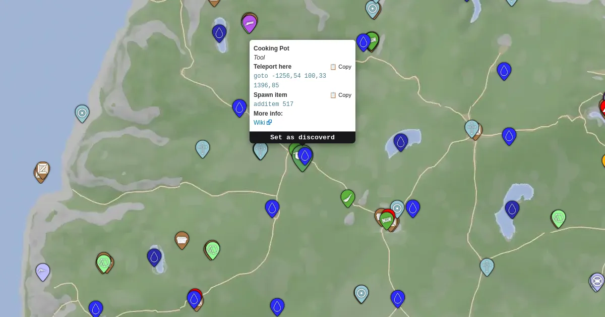 Cooking Pot - Sons Of The Forest Map
