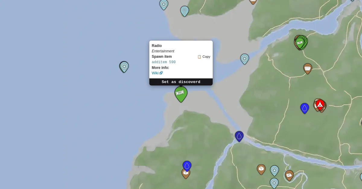 Radio - Sons Of The Forest Map