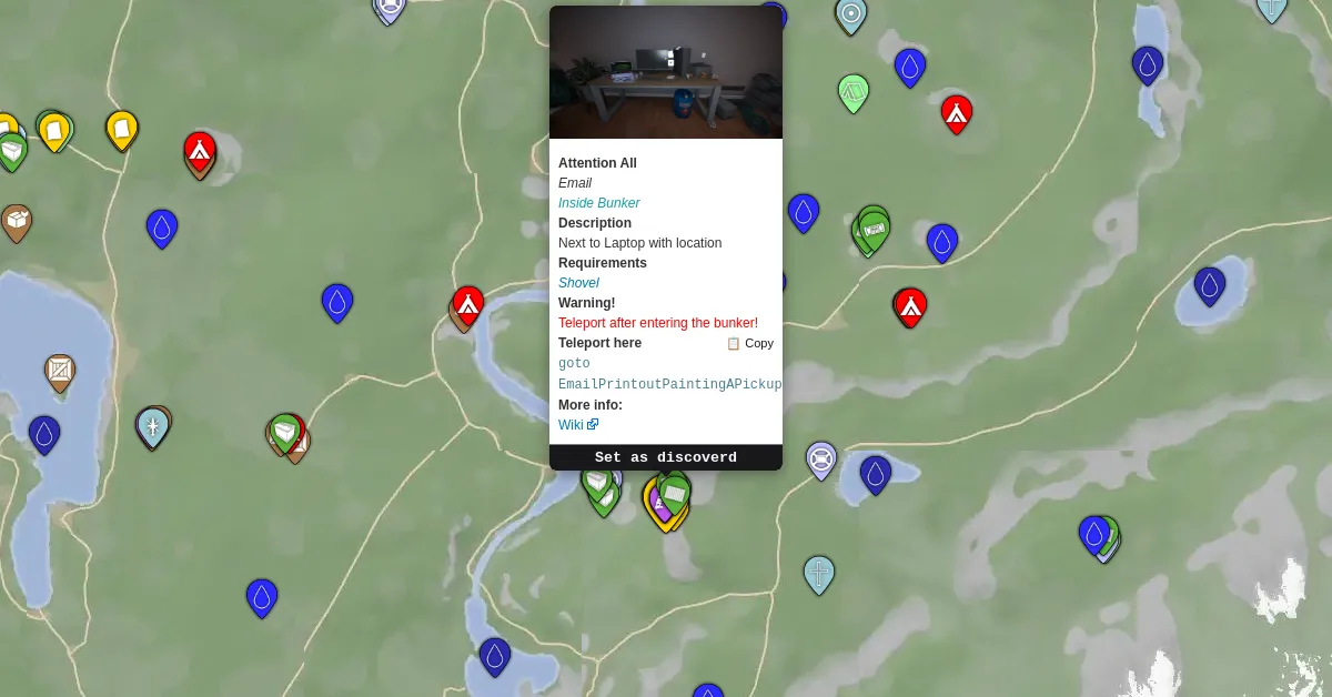 Attention All - Sons Of The Forest Map